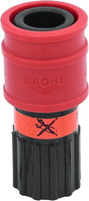 GROHE Spare 12365000 Quick Coupling, Red 2.2GPM 8.3L/M | eBay Australia