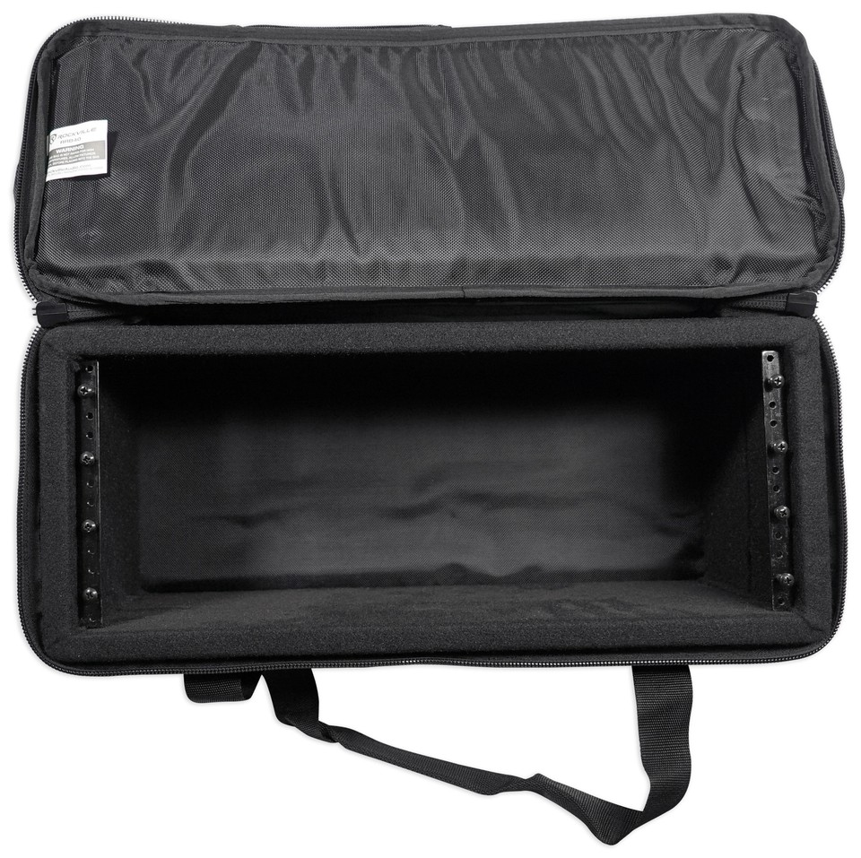 Rockville RRB40 4U Rack Bag Double-Sided Case with 12" Depth + Shoulder ...