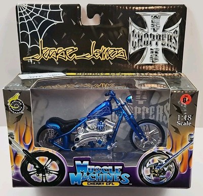 Muscle Machines: Jesse James West Coast Choppers- Cherry CFL 1:18 ...