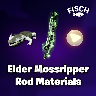 🎣 Fisch Elder Mossripper Rod Materials🦈 Roblox Fisch 🐟 Cheap | Fast ...
