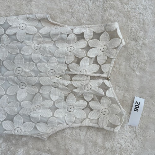 Altar'd State Womens Dress Lucille Lacy Ivory Lace Blue Chiffon Mini ...