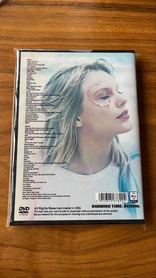 2022 TAYLOR SWIFT Promo PV MV 2DVD Taylor Swift | eBay