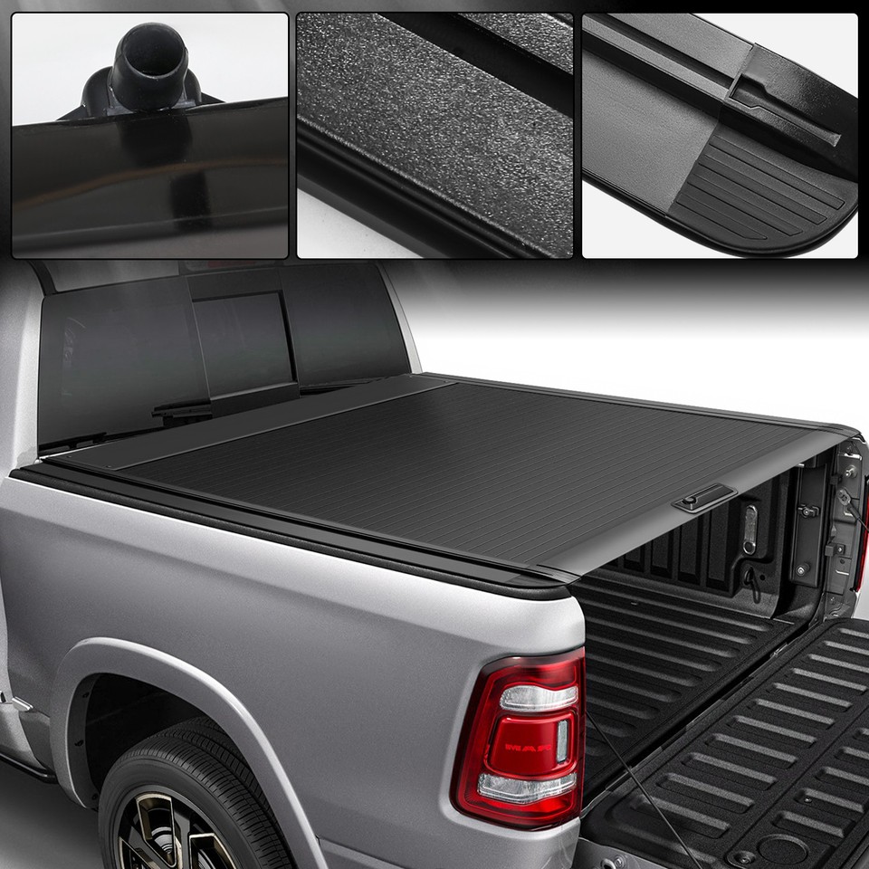 5.7Ft For Dodge Ram 1500 2009-2024 Tonneau Cover Truck Bed Retractable ...
