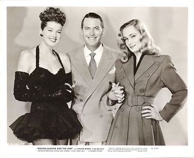 TRUDY MARSHALL, CONSTANCE DOWLING & CHESTER MORRIS "Boston Blackie and ...