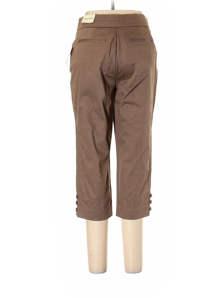 NWT Studio Works Women Brown Dress Pants 10 Petites | eBay