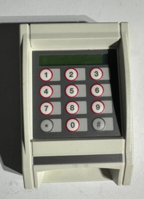 G4S AMAG Symmetry S853 Smartcard Wall LCD KeyPad Badge Card Reader CAC ...