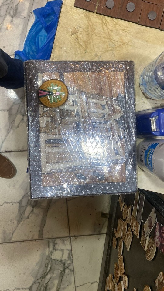 Petra Mosaic Art Wooden Frame 28×23Cm Handmade Wall Hanging History ...