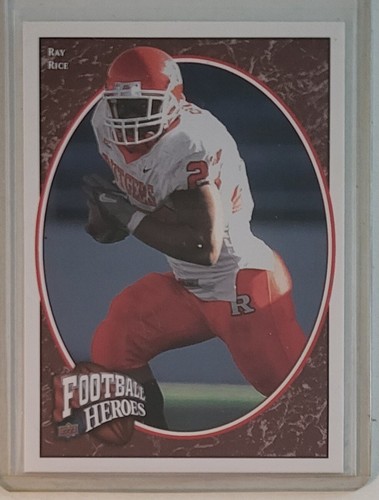2008 Upper Deck Heroes #185 Ray Rice Rutgers Scarlet Knights Football ...