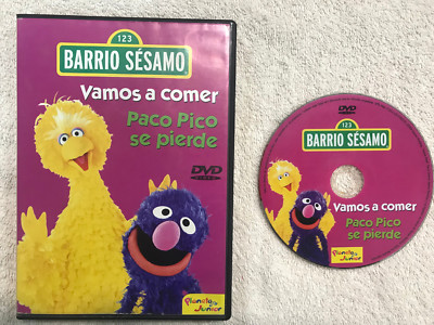 BARRIO SESAMO VAMOS A COMER PACO PICO SE PIERDE DVD COCO CAPONATA DVD ...