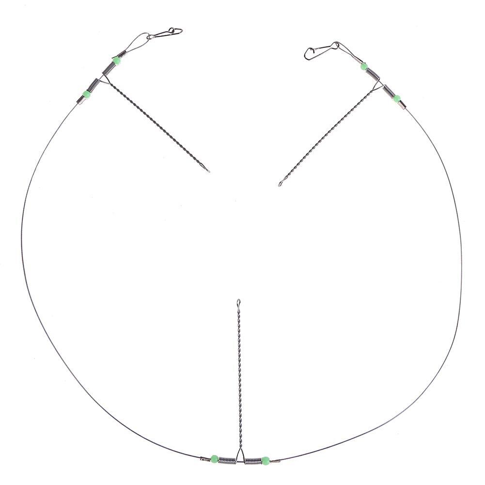 Stainless Steel Fishing Rigs Line Swivel Hooks Balance Bracket (Type 2 ...