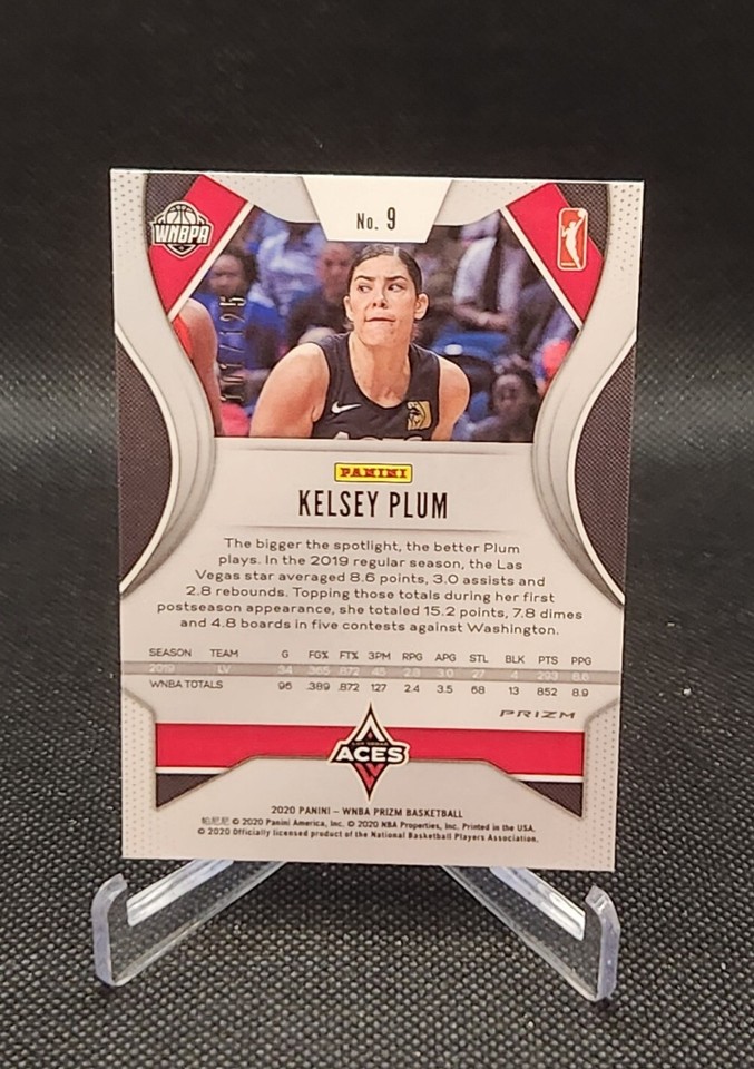 2020 Panini Prizm WNBA #9 Kelsey Plum Purple Prizm /125 SP Aces | eBay