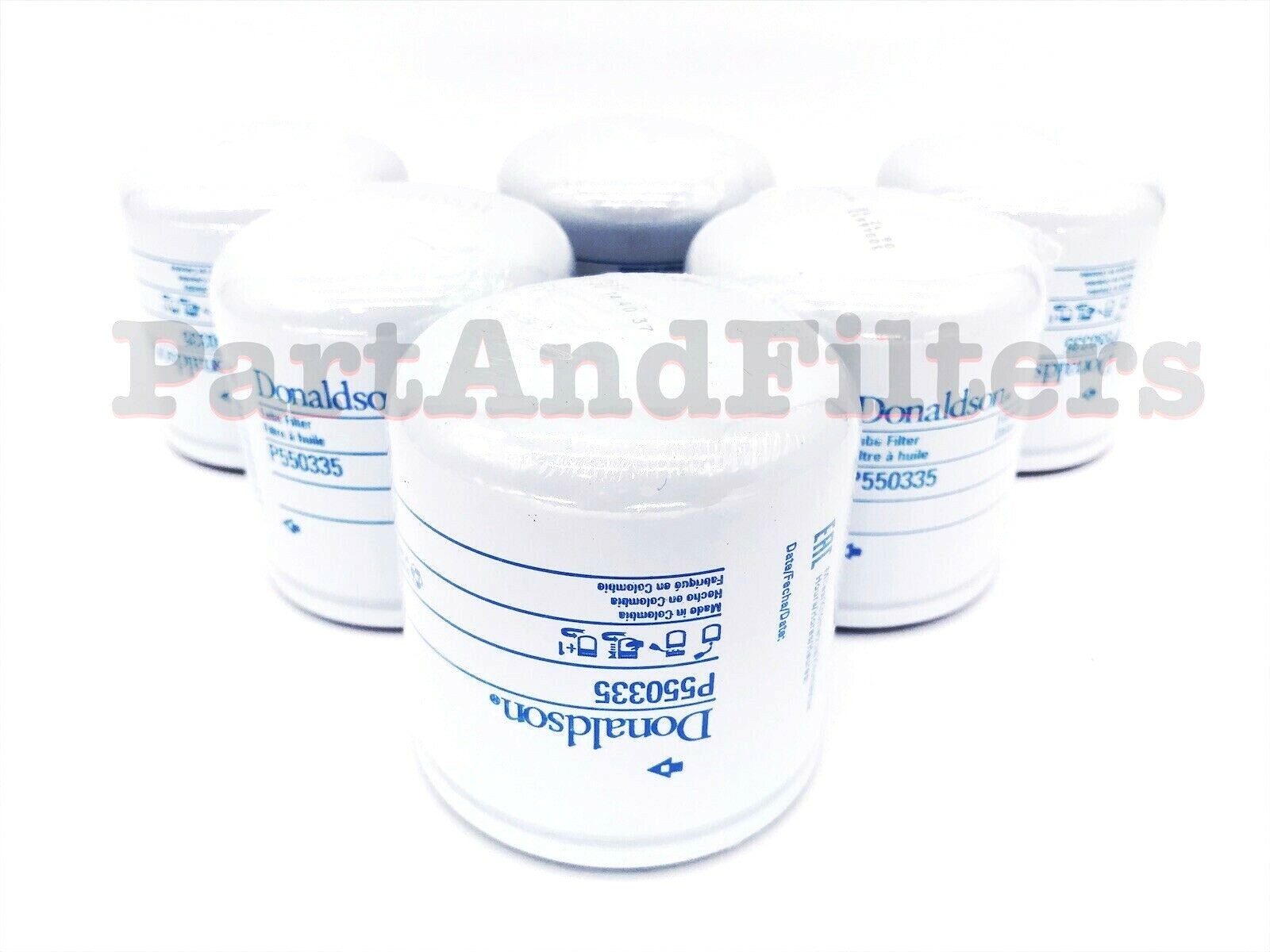Donaldson P550335 Lube Filter, Spin-On Full Flow OE 4304827 (Pack Of 6 ...