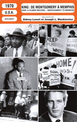 FICHE CINEMA : SIDNEY LUMET - KING : DE MONTGOMERY À MEMPHIS - 1970 | eBay