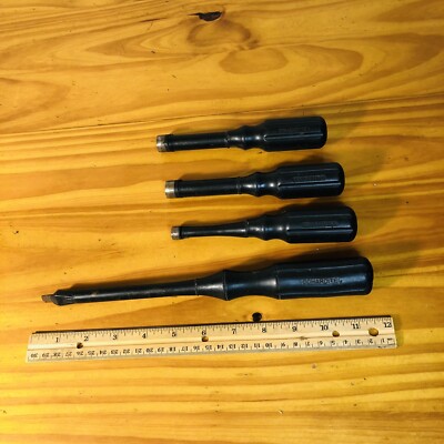 Insulated Tools Cohardite 1 Screwdriver slotted 3 Nut Drivers 1/2" & 3/ ...