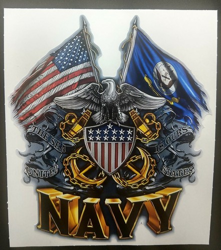 Vinyl Decal - Navy Veteran, sticker car window bumper wall laptop | eBay