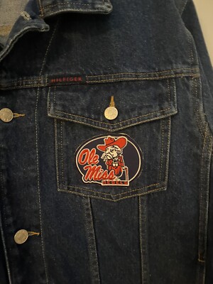 Men’s Colonel Reb Ole Miss Rebels Denim Jacket XL Tommy Jeans | eBay