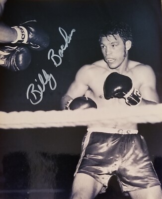 Billy Backus signed 8x10 photo World Welterweight Champion | eBay