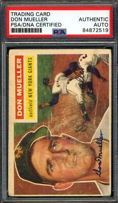 Don Mueller PSA DNA Signed 1956 Topps Autograph | eBay