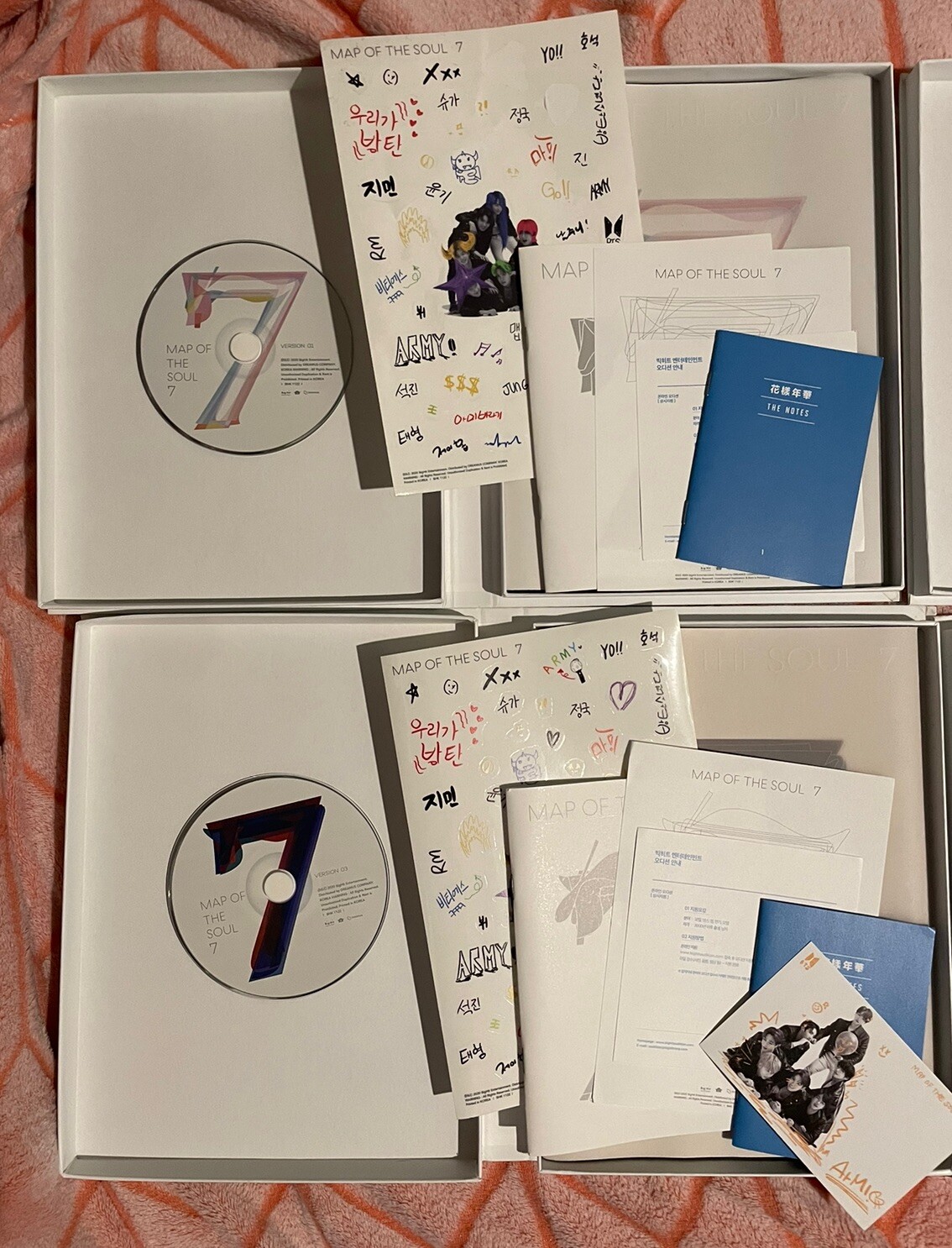 BTS Album Bundle Lot 4 Albums Map Of The Soul 7 + Extras