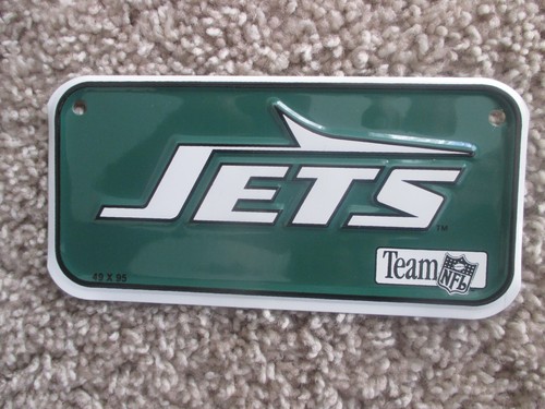 " NEW YORK JETS " 'NFL Supporter aluminium bike number plate Mint ...