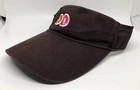 Dunkin Donuts DD Visor Cap Hat Adult Adjustable Brown 100% Cotton | eBay