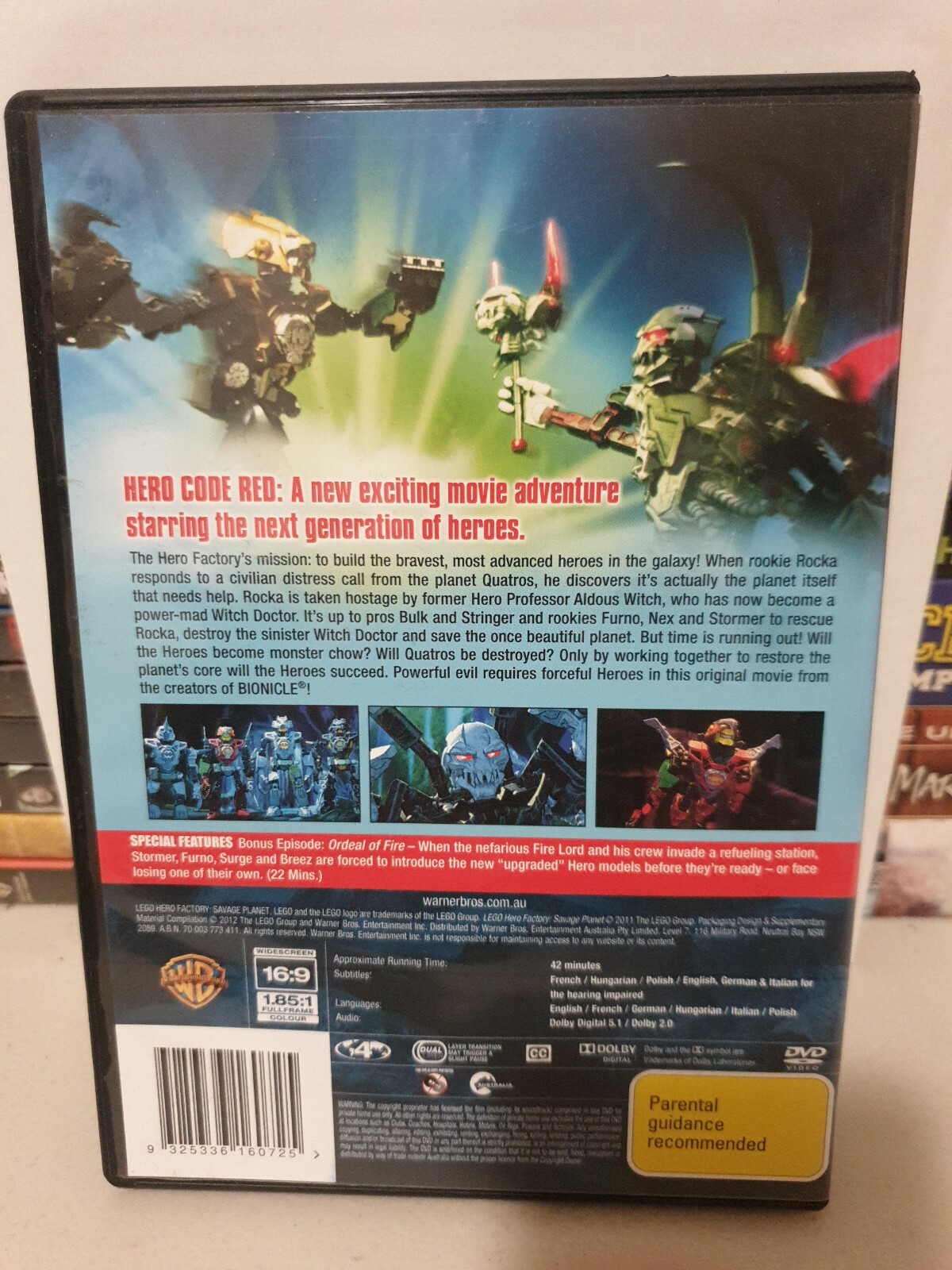 Lego Hero Factory-Savage Planet (DVD, 2011) for sale online | eBay