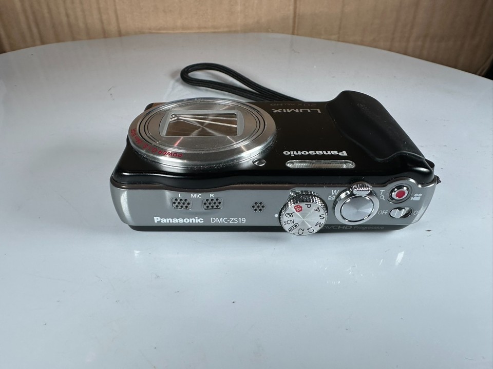 Used Panasonic LUMIX DMC-ZS19 14.1MP 20x Zoom Digital Camera Black | eBay