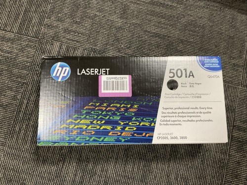 HP LaserJet 501A Black Toner Cartridge for CP3505/3600/3800 | eBay
