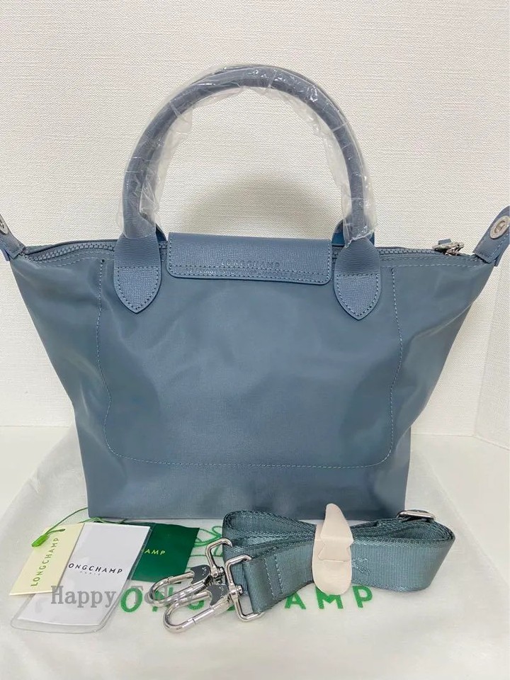 Longchamp Le Pliage Neo 2way Bag Shoulder Bag M Light Blue New From ...