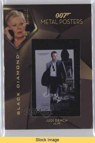 2025 James Bond Black Diamond 007 Metal Posters Casino Royale Judi Dench M READ | eBay