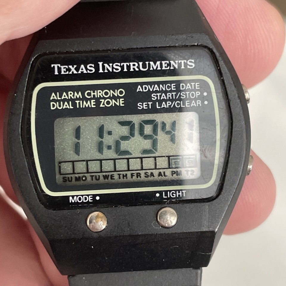 Texas Instruments Digital Watch 1980’s? For Parts Or Repair | eBay