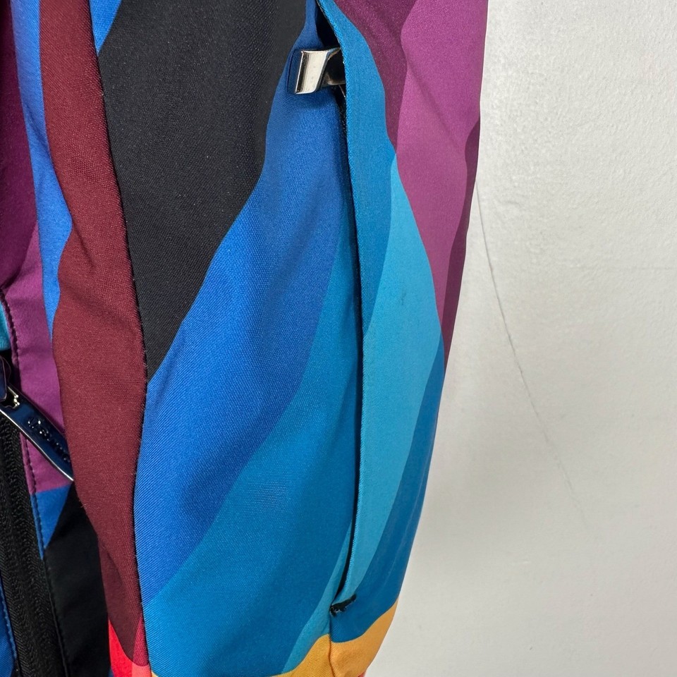 Sunice Ski Snowboard Jacket Women Size 8 Multicolor Geometric Print ...