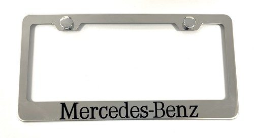 Mercedes Benz AMG Stainless Steel License Plate Frame Rust Free W/ Bolt ...
