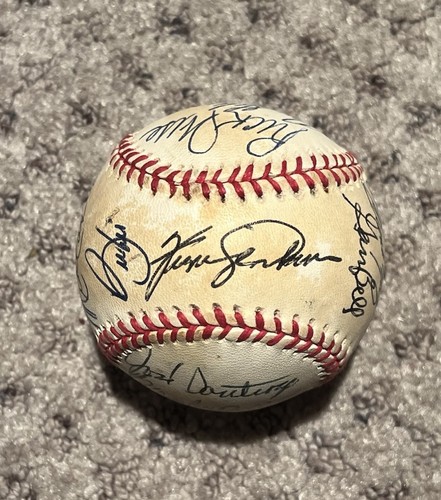 MARK FIDRYCH FERGIE JENKINS WALT DROPO +18 SIGNED BASEBALL BOSTON RED ...