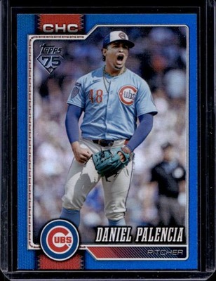 2026 Topps Daniel Palencia Blue Rainbow Foil #/150 Cubs | eBay