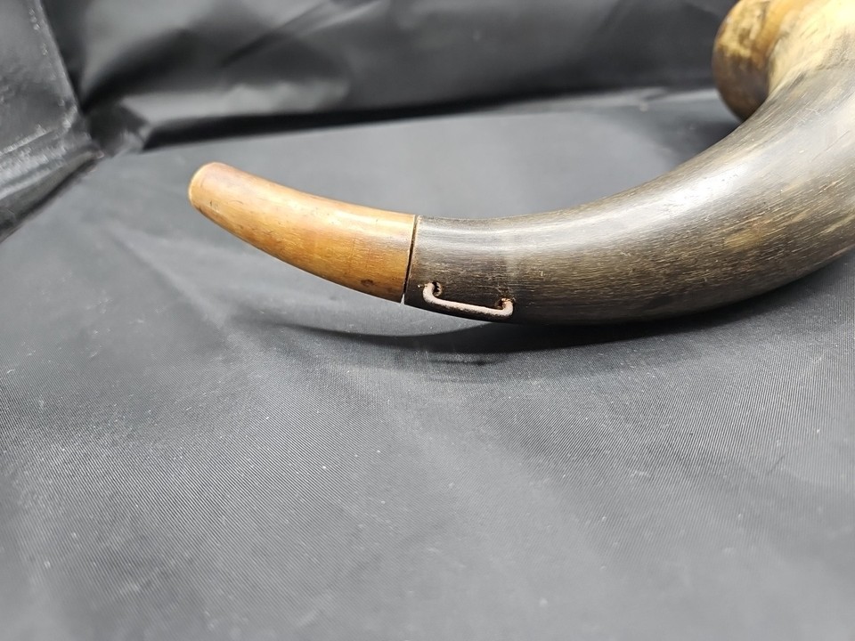 Antique Powder Horn With Applied Tip | eBay