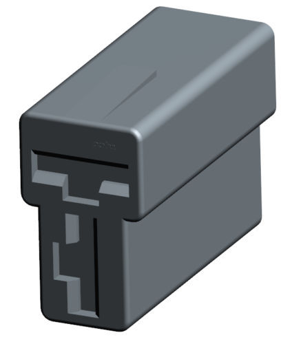 HOUSING CONNECTOR SERIES 250 FASTON 6,3 FEMALE 2 "T" FORM WAY 180907-0 ...