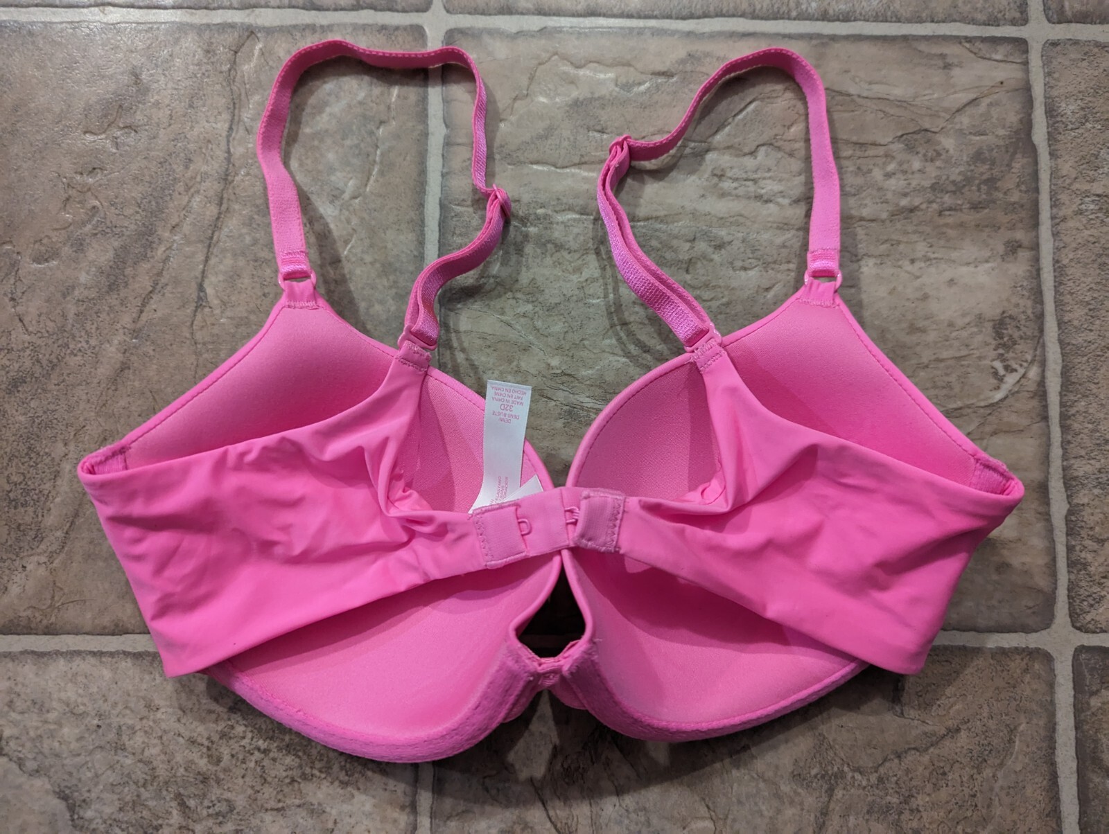 Victoria's Secret Size 32D Women's Hot Pink Neon Pink Lined Demi-Bust ...