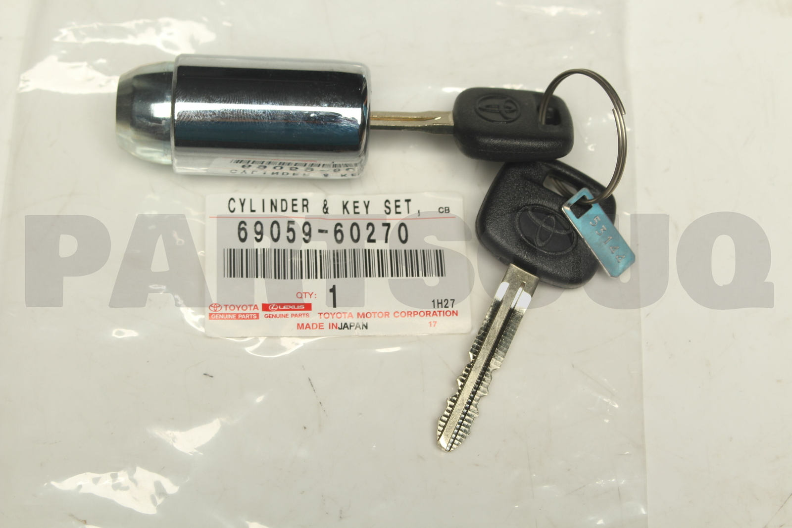6905960270 Genuine Toyota CYLINDER & KEY SET, SPARE WHEEL LOCK | eBay