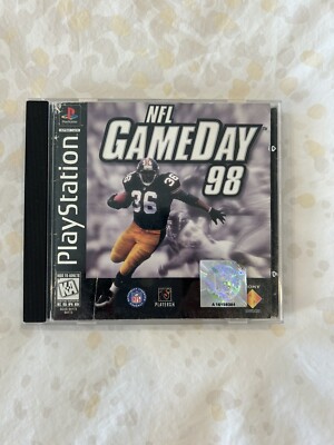 SONY PLAYSTATION PS1 NFL GAMEDAY 98 WITH CASE & INSTRUCTION BOOK MANUAL ...