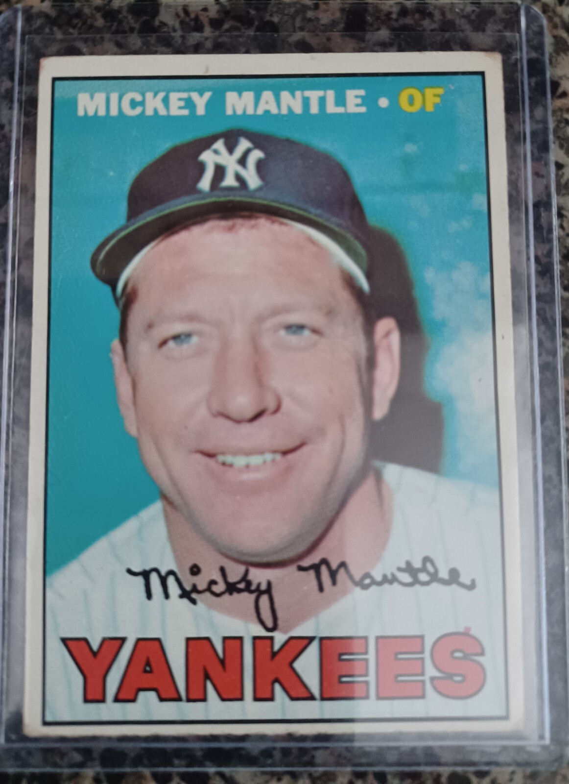 Mickey Mantle 1967 Topps #150 New York Yankees Hall of Fame | eBay
