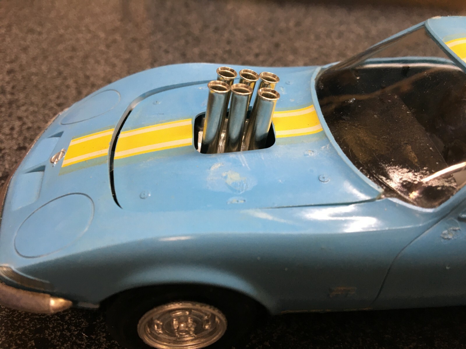 Set of 8 Metal Injector Stacks 1/25 scale - 15 MM long 3.2 MM Diameter ...