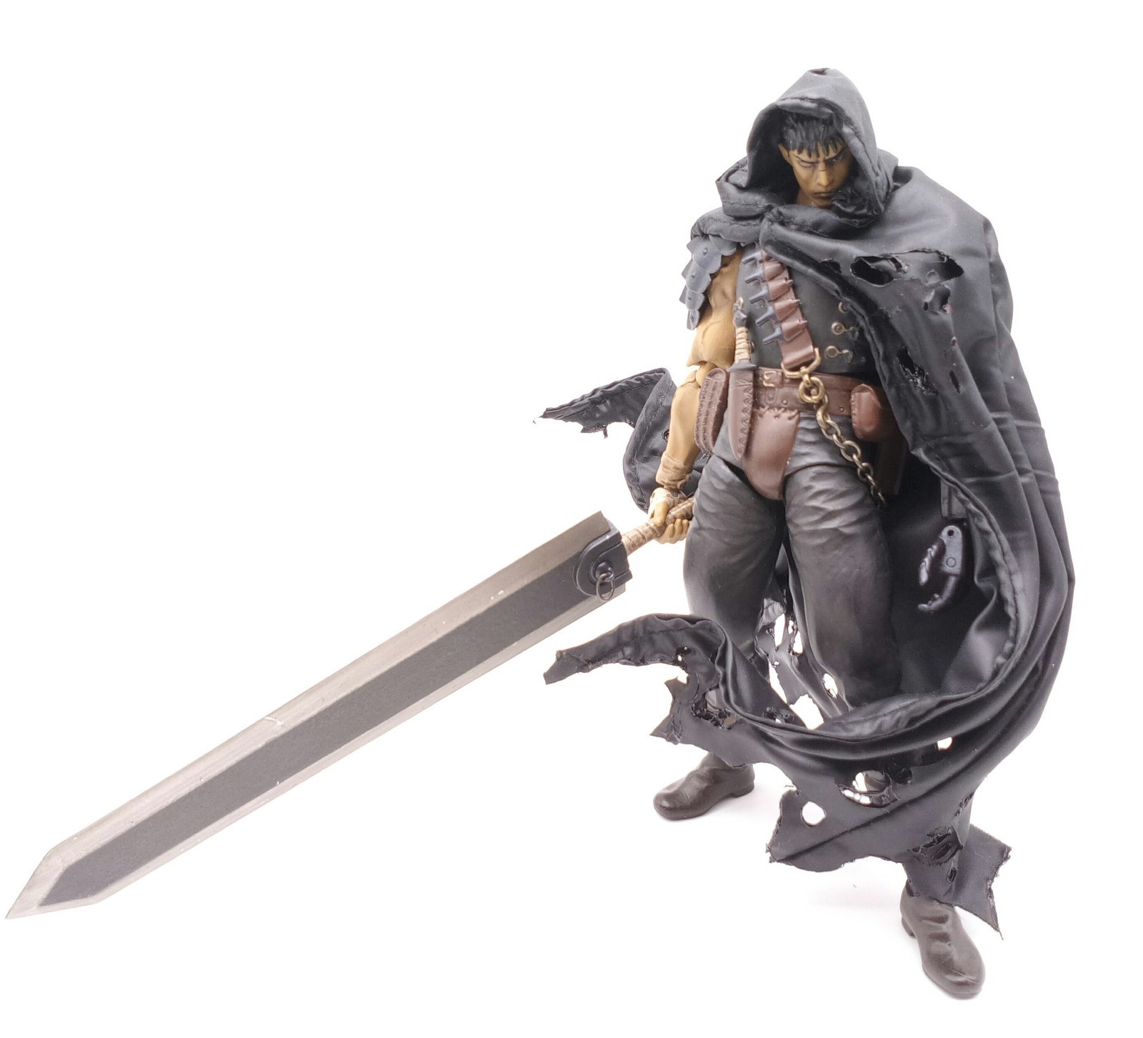 Black Hooded Damage Cape for Figma Berserk Guts | eBay