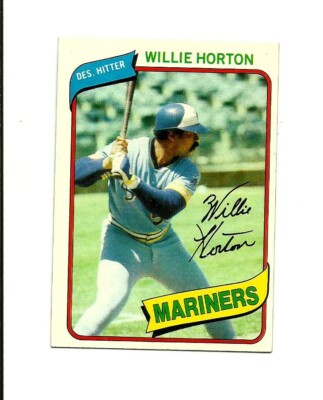 1980 TOPPS #532 Willie Horton: Seattle Mariners: DH: Baseball Card: MLB ...