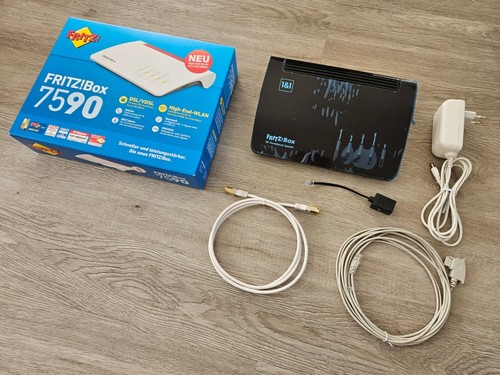 neue AVM FRITZ!Box 7590 DSL Modem Router 1&1 HomeServer Speed+ 20002808 ...