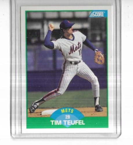 1989 Score #58 Tim Teufel New York Mets | eBay
