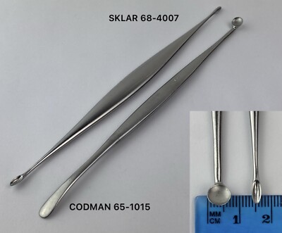 CODMAN 65-1015 Penfield Dissector No. 1 Sharp w SKLAR Curette Double Ended Lot | eBay