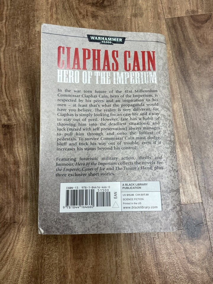 Ciaphas Cain: Hero of the Imperium By Sandy Mitchell. Warhammer 40k ...