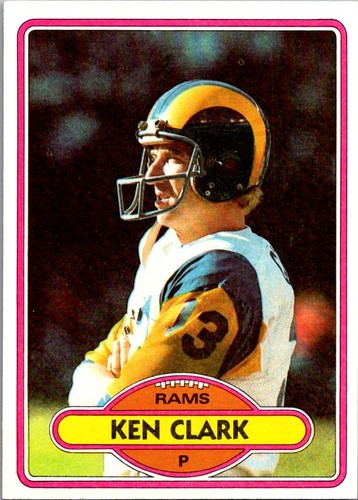 Ken Clark - 1980 Topps Football #43 - Los Angeles Rams Rookie | eBay