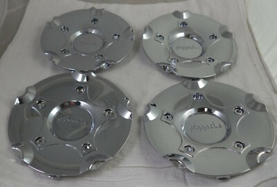 Pinnacle Wheels Chrome Custom Wheel Center Cap Caps Set 4 # 402-2075 | eBay